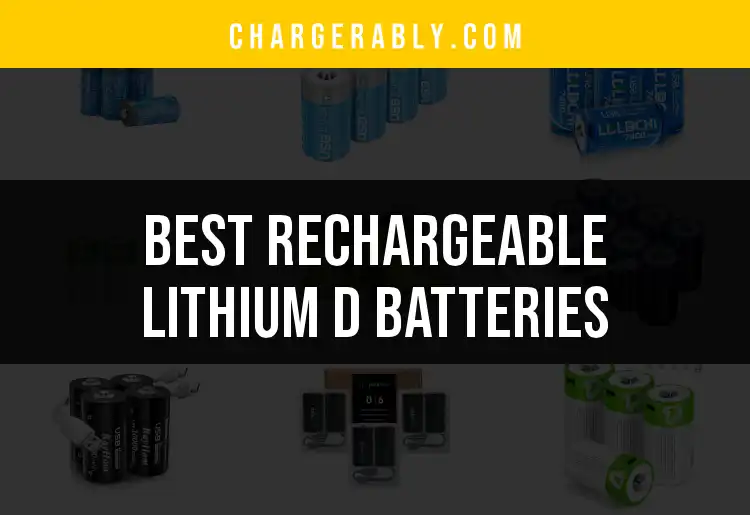 11 Best Rechargeable Lithium D Batteries to Power Up